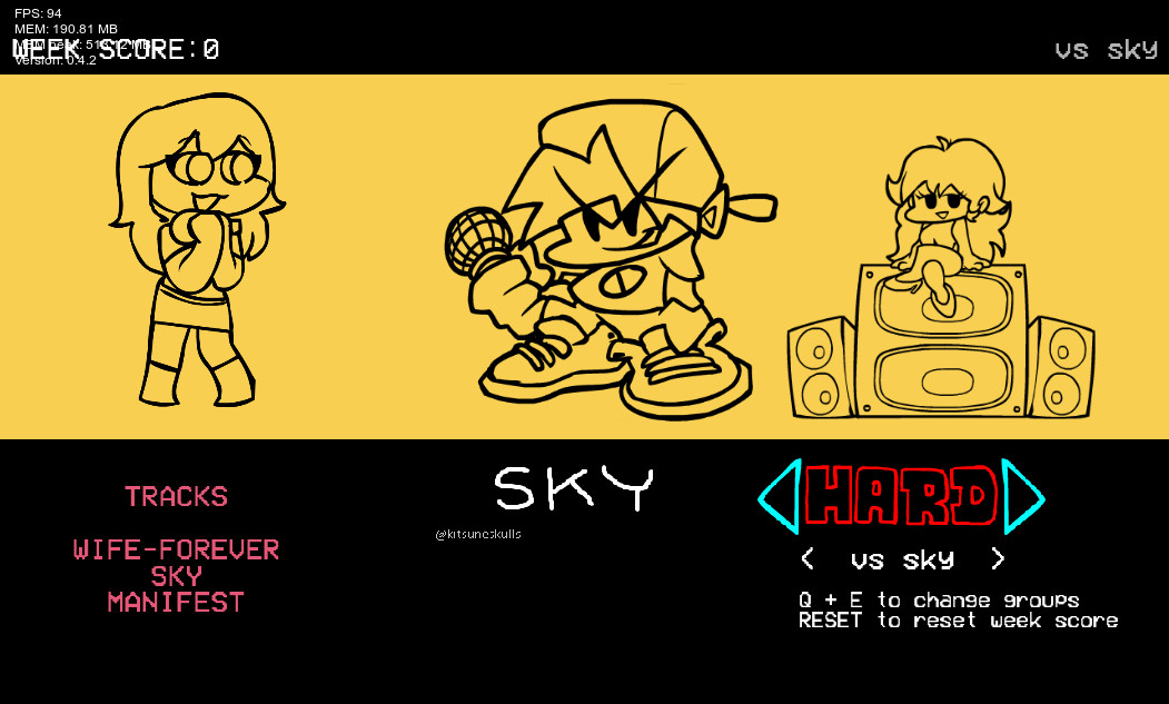 vs Sky Port Leather Engine Mod for Friday Night Funkin' | FNF Mods