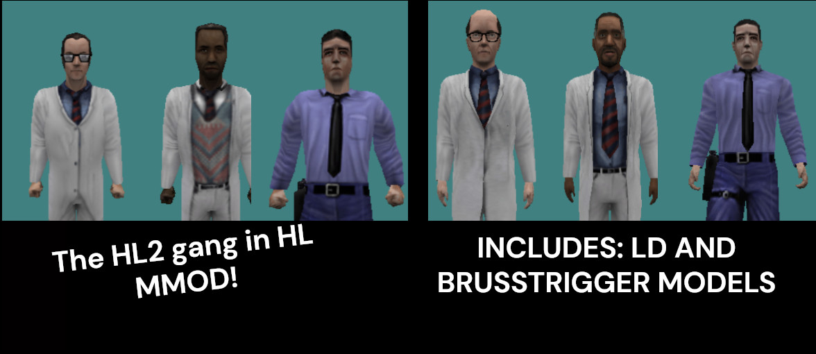 HL2 CHARACTERS IN HL1 (MMOD VERSION) Mod for Half-Life: MMod | HL1 MMod ...
