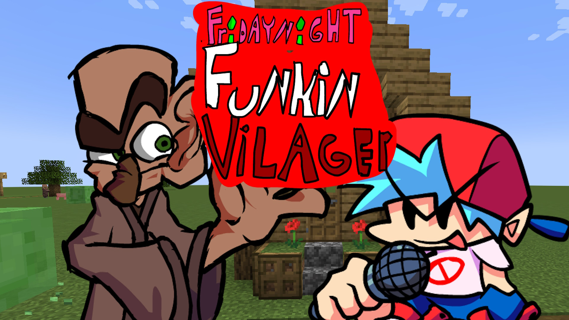 friday night funkin vs villager Mod for Friday Night Funkin' | FNF Mods