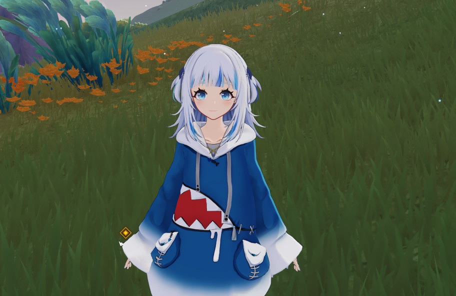 [Holo] Mualani - Gawr Gura Mod for Genshin Impact | GI Mods