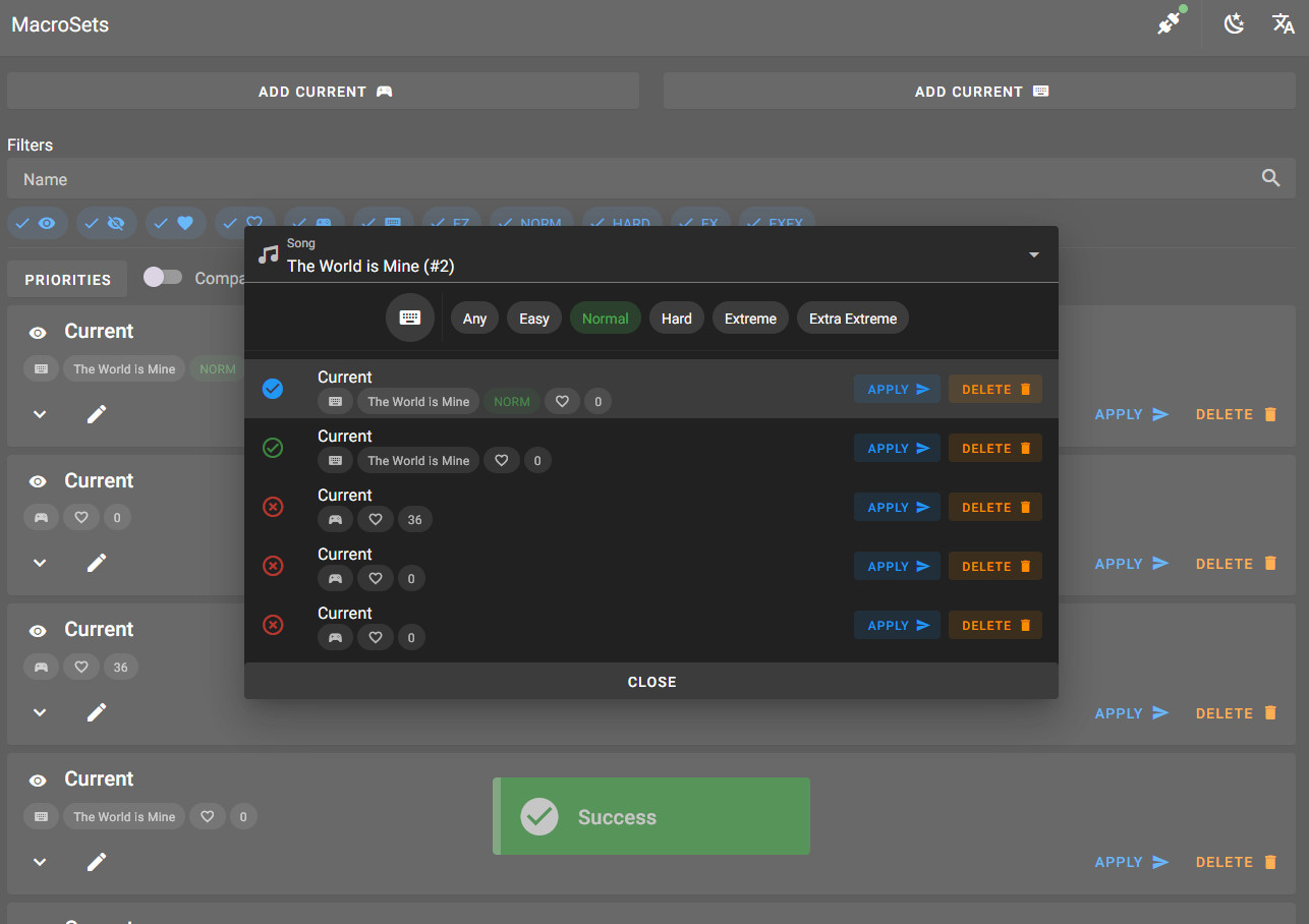 Macro Sets Mod for Hatsune Miku: Project DIVA Mega Mix+ | PDMegaMix+ Mods