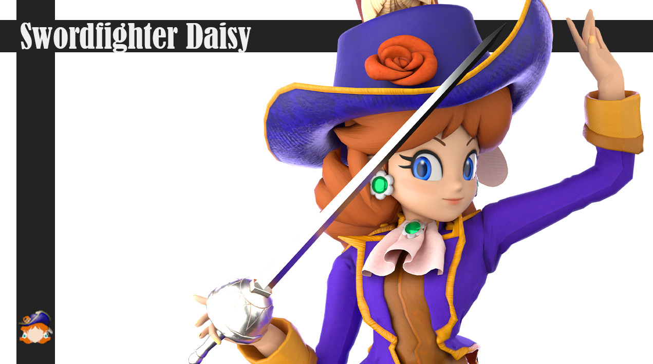 Swordfighter Daisy (Princess Peach: Showtime!) Mod for Super Smash Bros ...