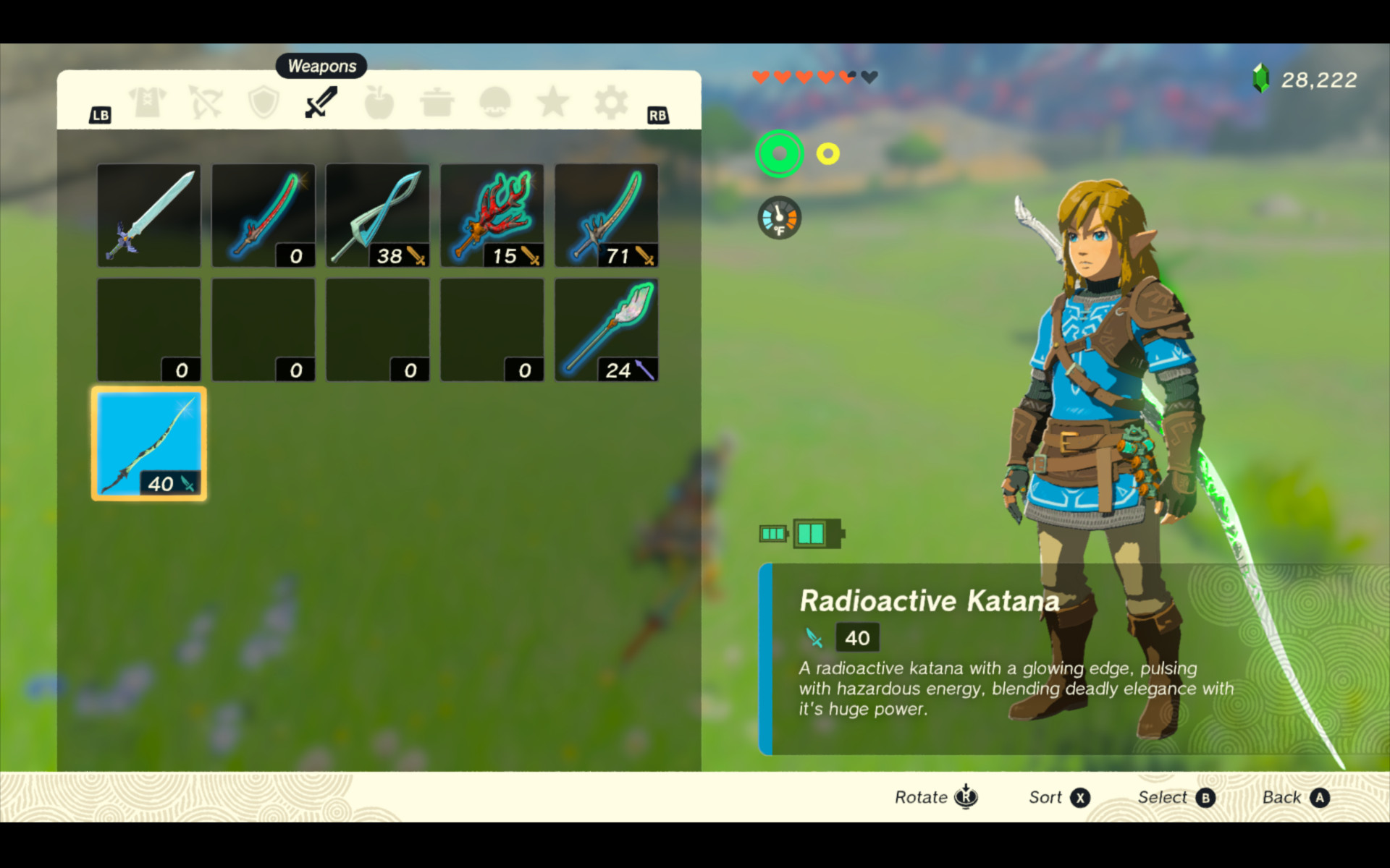 Radioactive Lynel & Radioactive Katana Mod for The Legend of Zelda ...