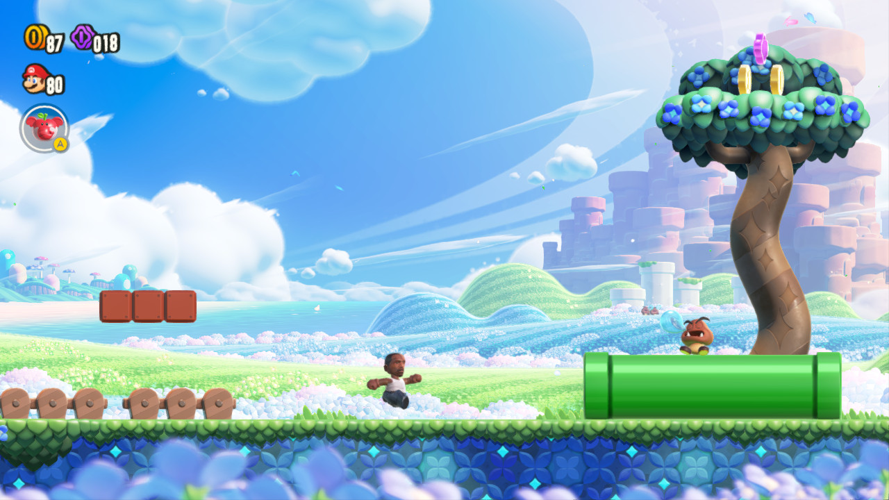 Super CJ Bruh Wonder Mod for Super Mario Bros. Wonder | SMBW Mods