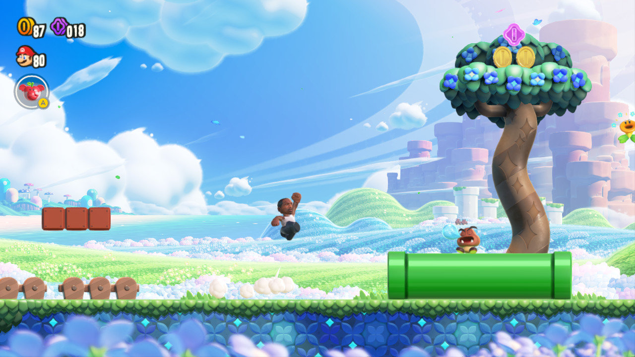 Super CJ Bruh Wonder Mod for Super Mario Bros. Wonder | SMBW Mods