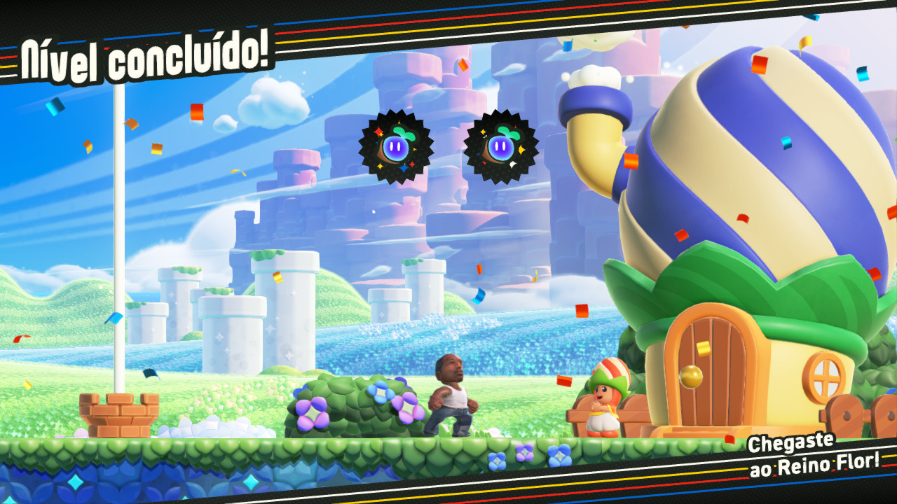 Super CJ Bruh Wonder Mod for Super Mario Bros. Wonder | SMBW Mods