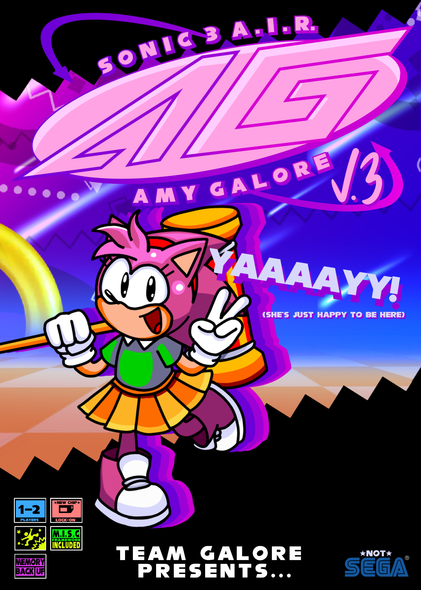 Amy Galore || Framework revision Mod for Sonic 3 A.I.R. | S3AIR Mods