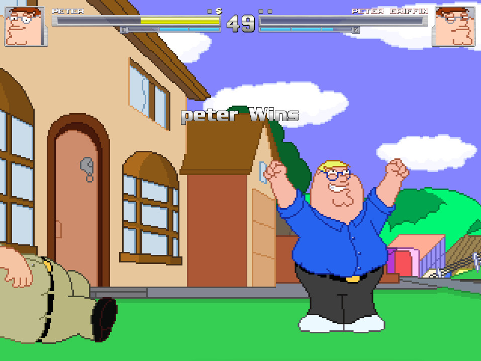Warner el Tochix Peter Griffin Mini Edit Mod for M.U.G.E.N | MUGEN Mods