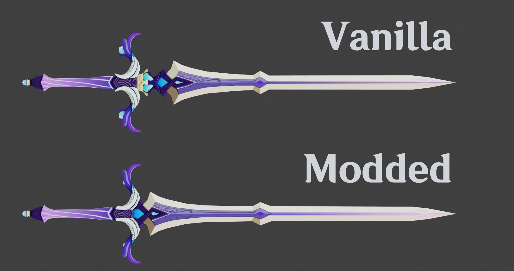 LT's modified Sacrificial Sword & Royal Longsword Mod for Genshin ...