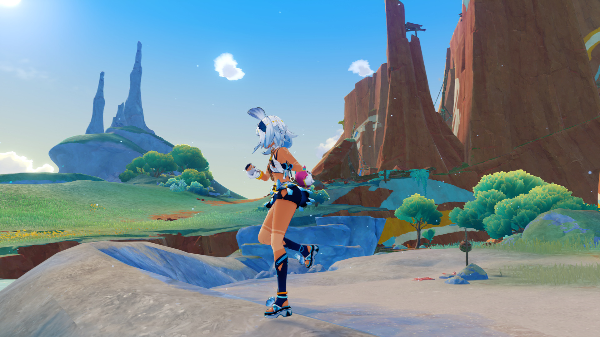 short hair slightly thicc Mualani Mod for Genshin Impact | GI Mods