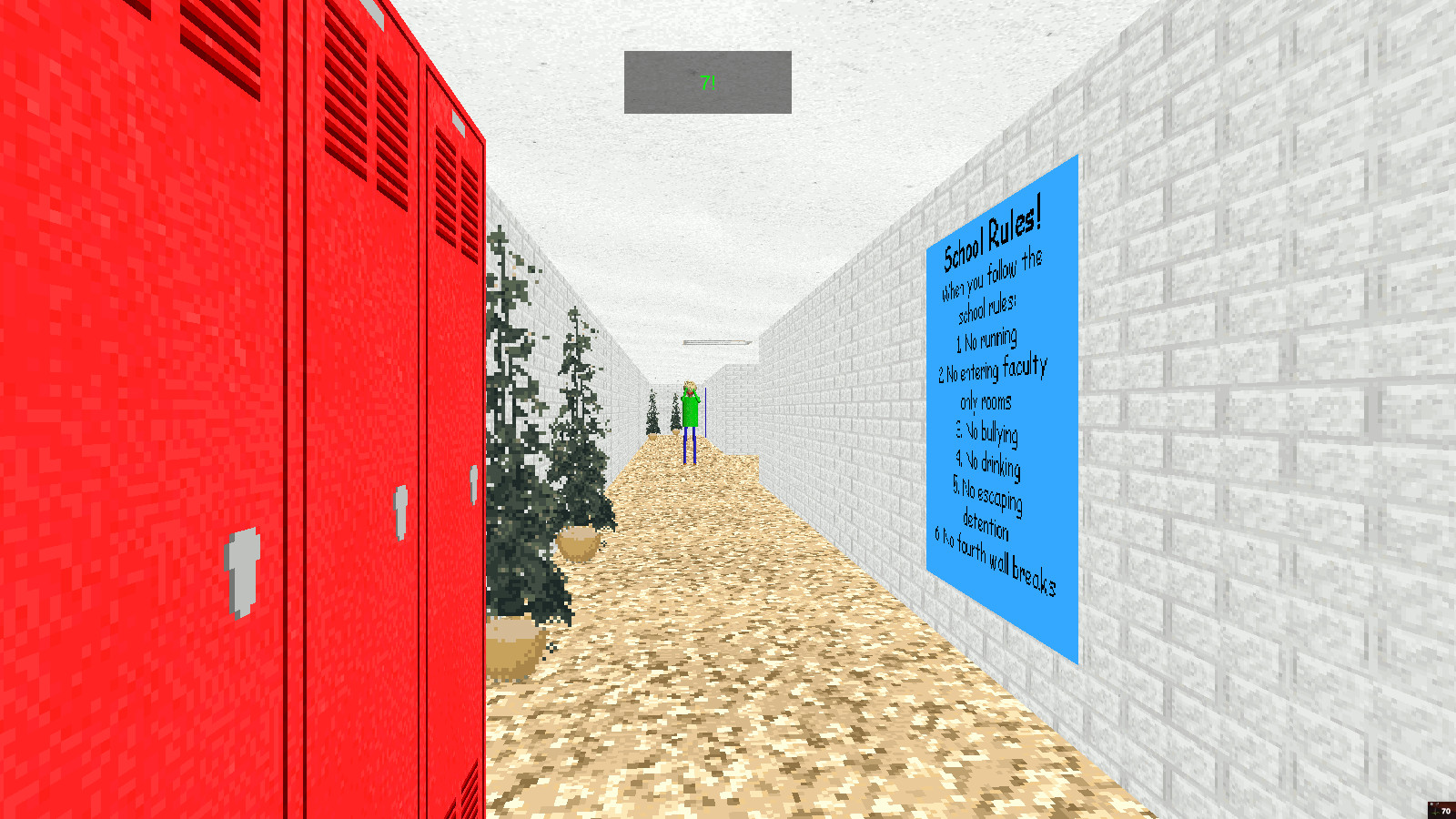 (0.6.x) BB+ Hud Hider! Mod for Baldi's Basics | Baldi Mods