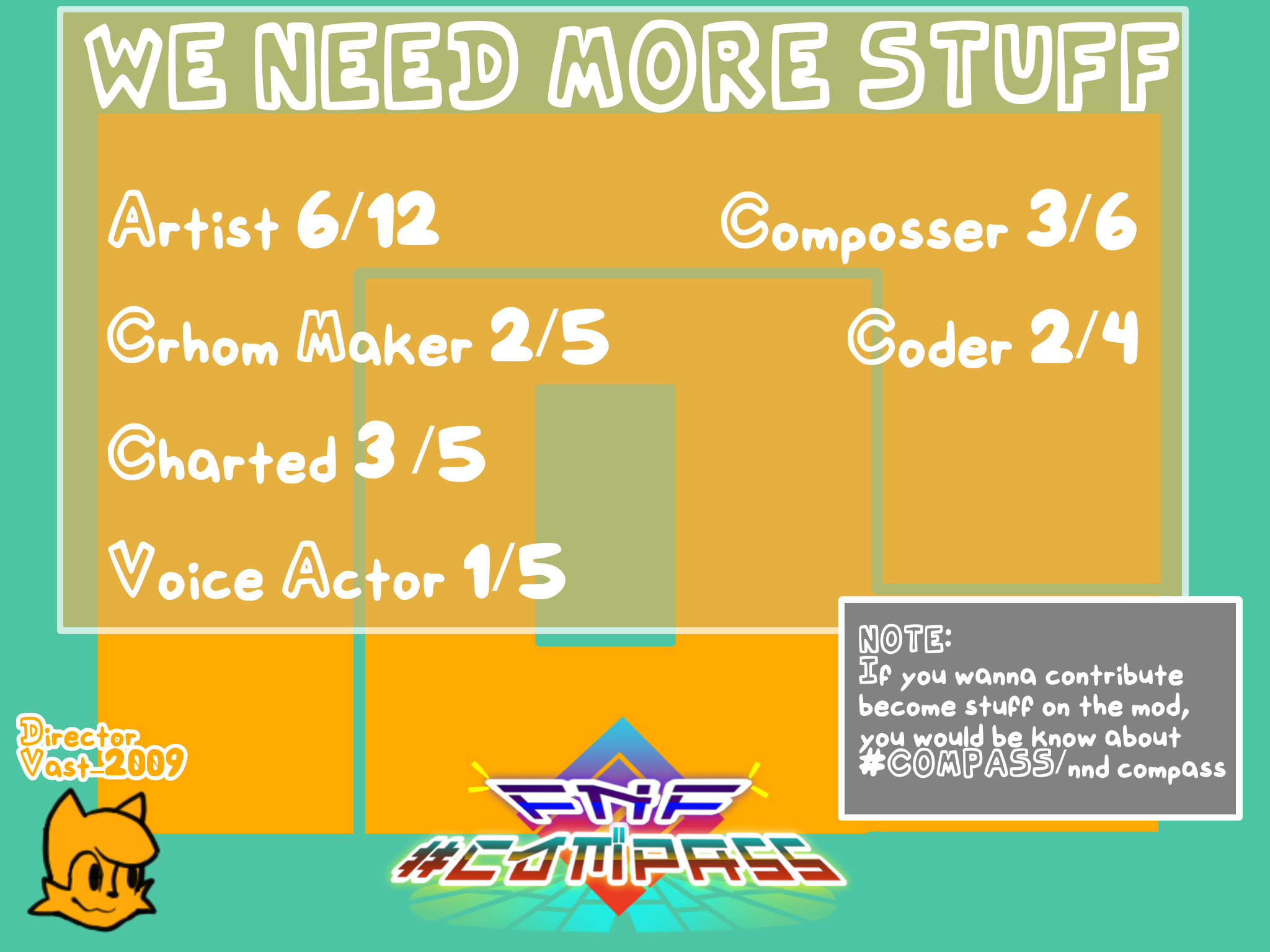 FNF:NND COMPASS (Demo v1) Mod for Friday Night Funkin' | FNF Mods