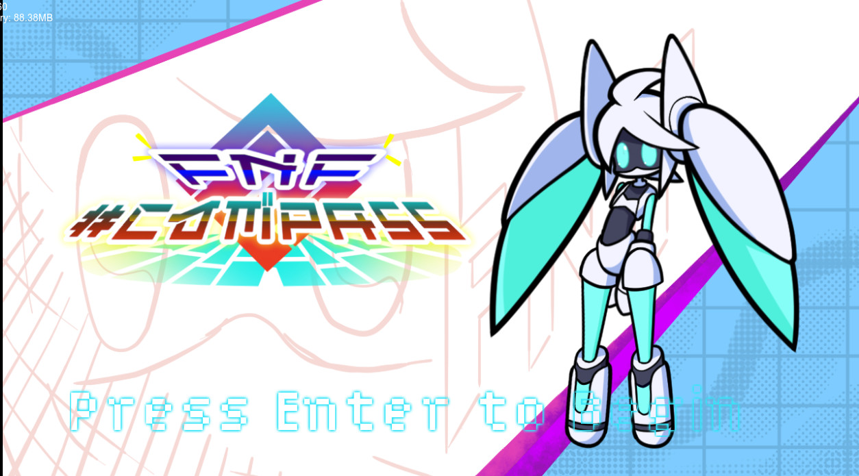 FNF:NND COMPASS (Demo v1) Mod for Friday Night Funkin' | FNF Mods