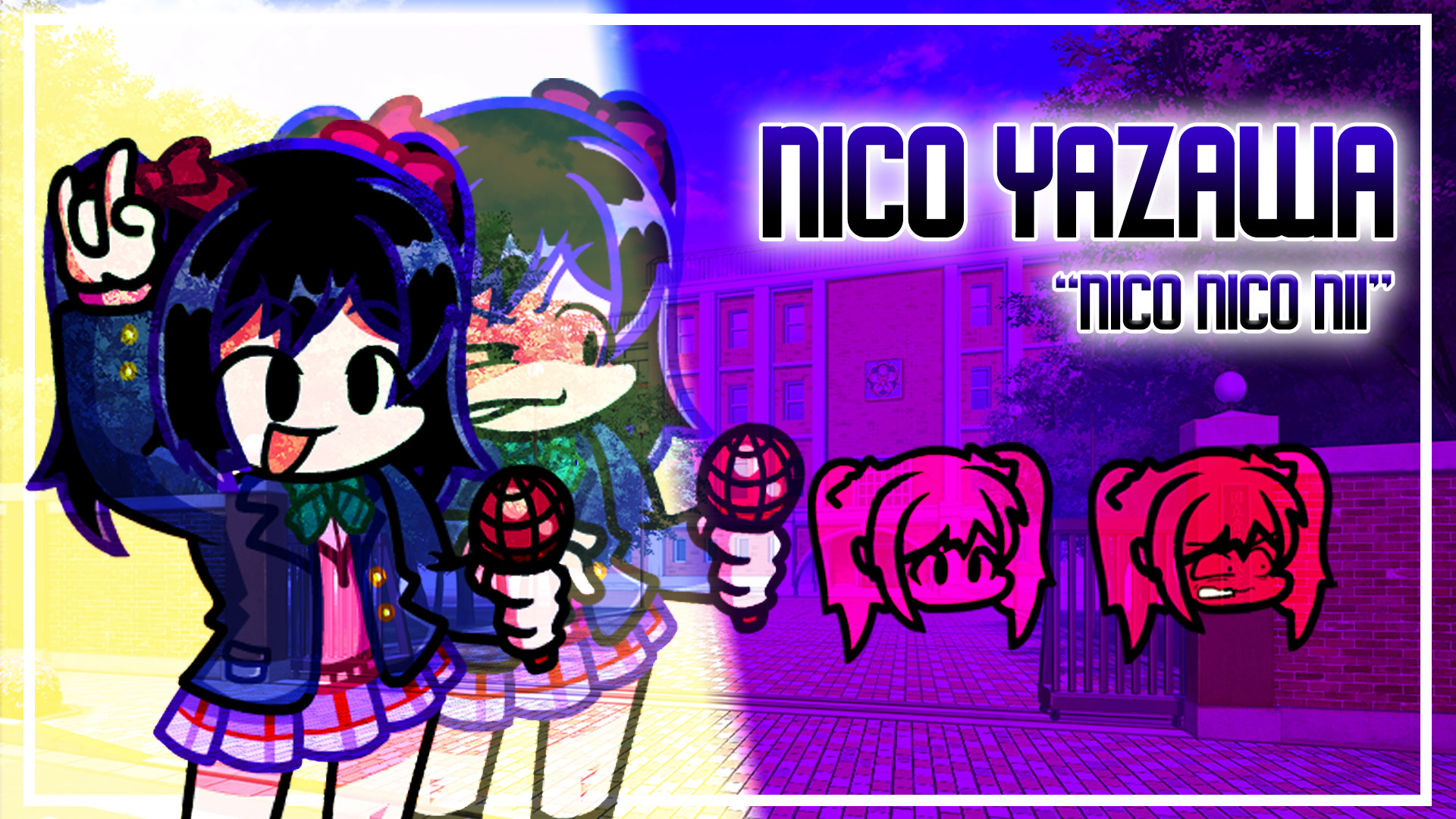 FNF': Love Live! - NicoMaki Sprites + Chromatics Mod for Friday Night ...