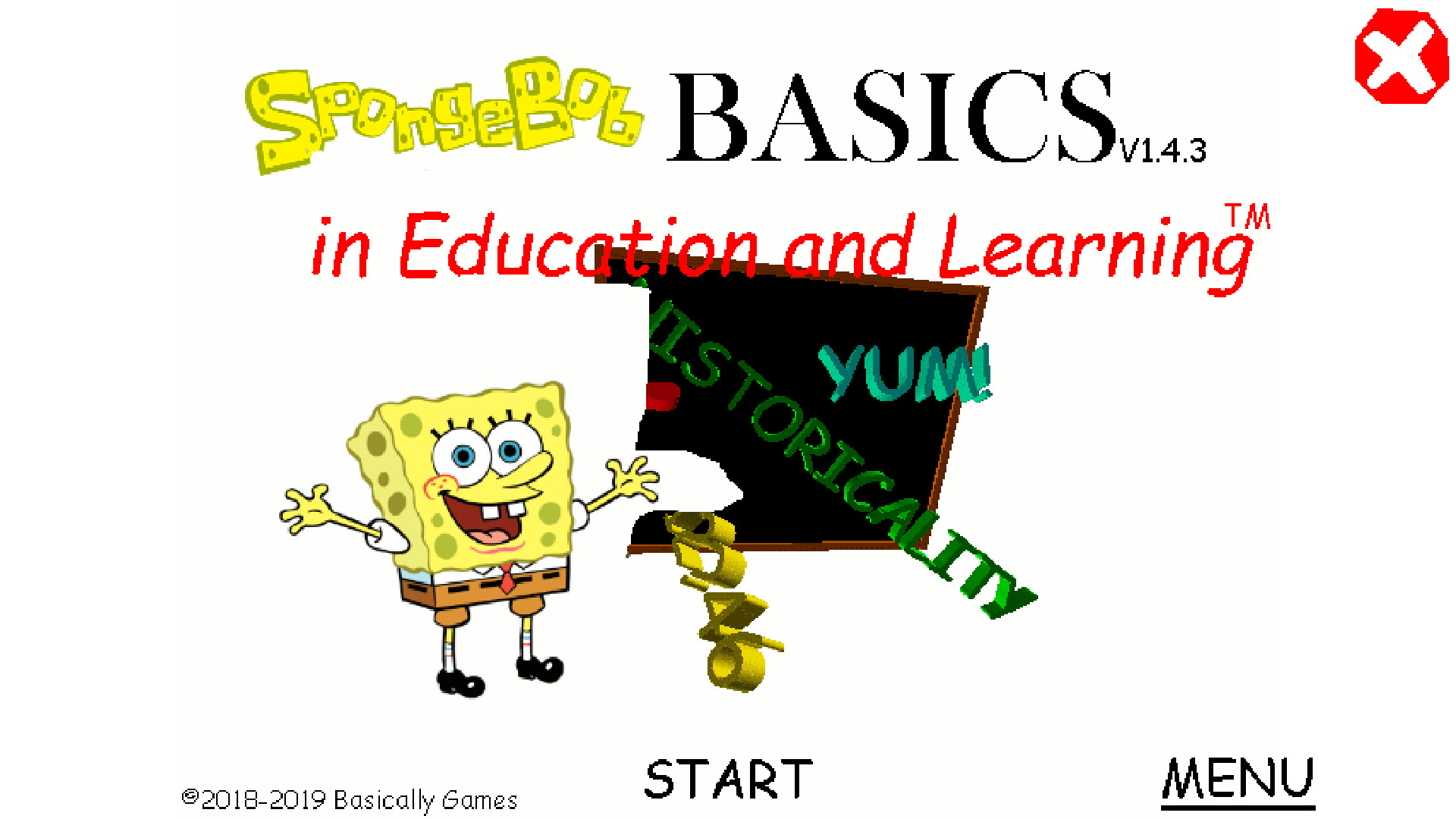 Spongebob basics in education and learning Mod for Baldi's Basics ...