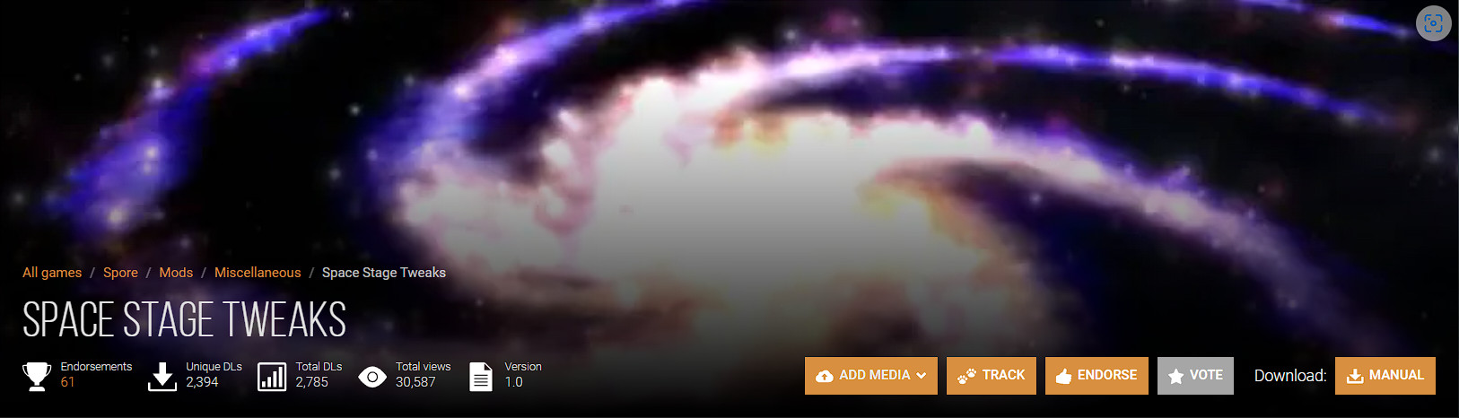 Space Stage Tweaks Mod for SPORE: Galactic Adventures | SPORE: GA Mods