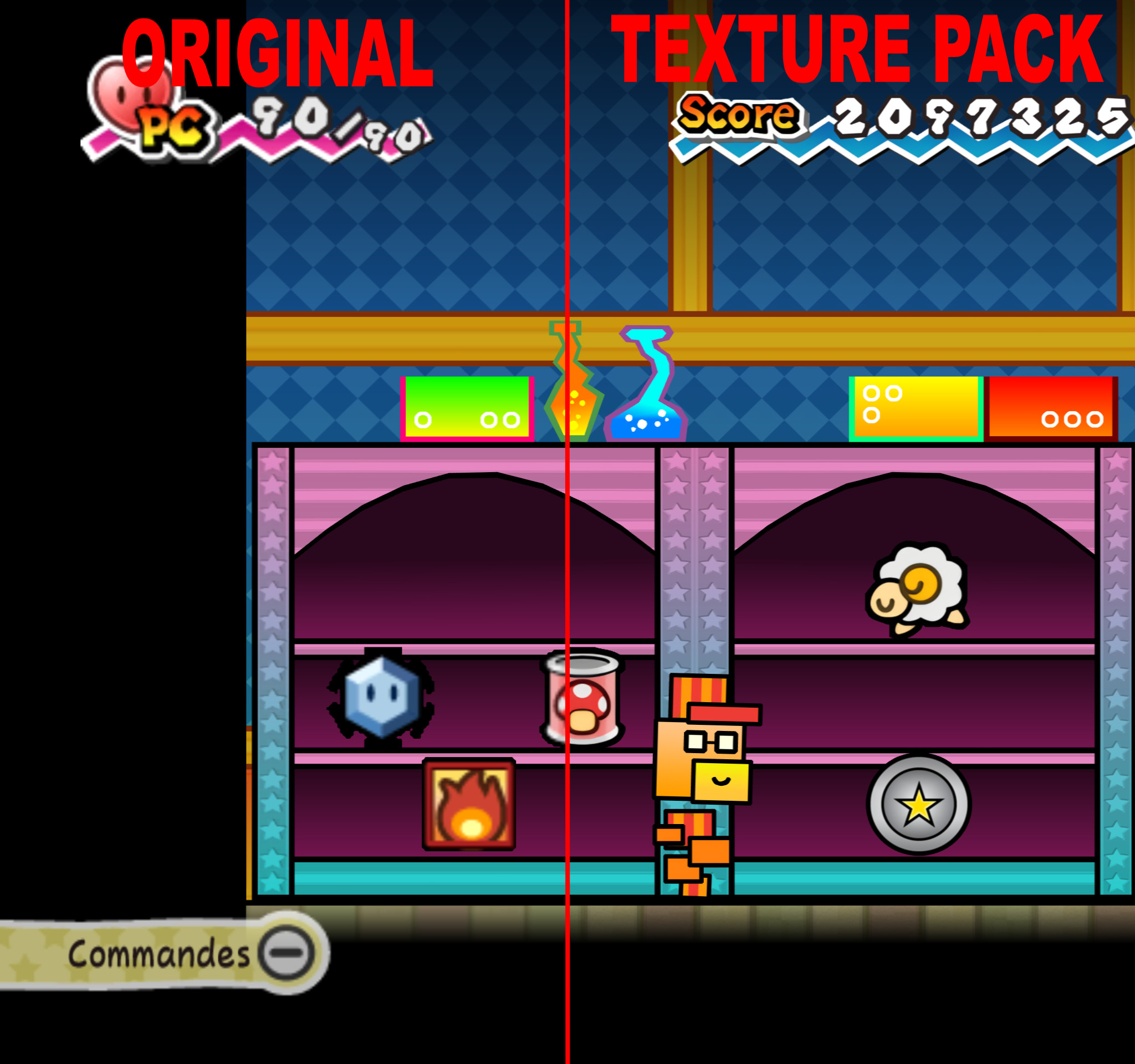 Super Paper Mario - HD Textures Mod for Super Paper Mario | SPM Mods