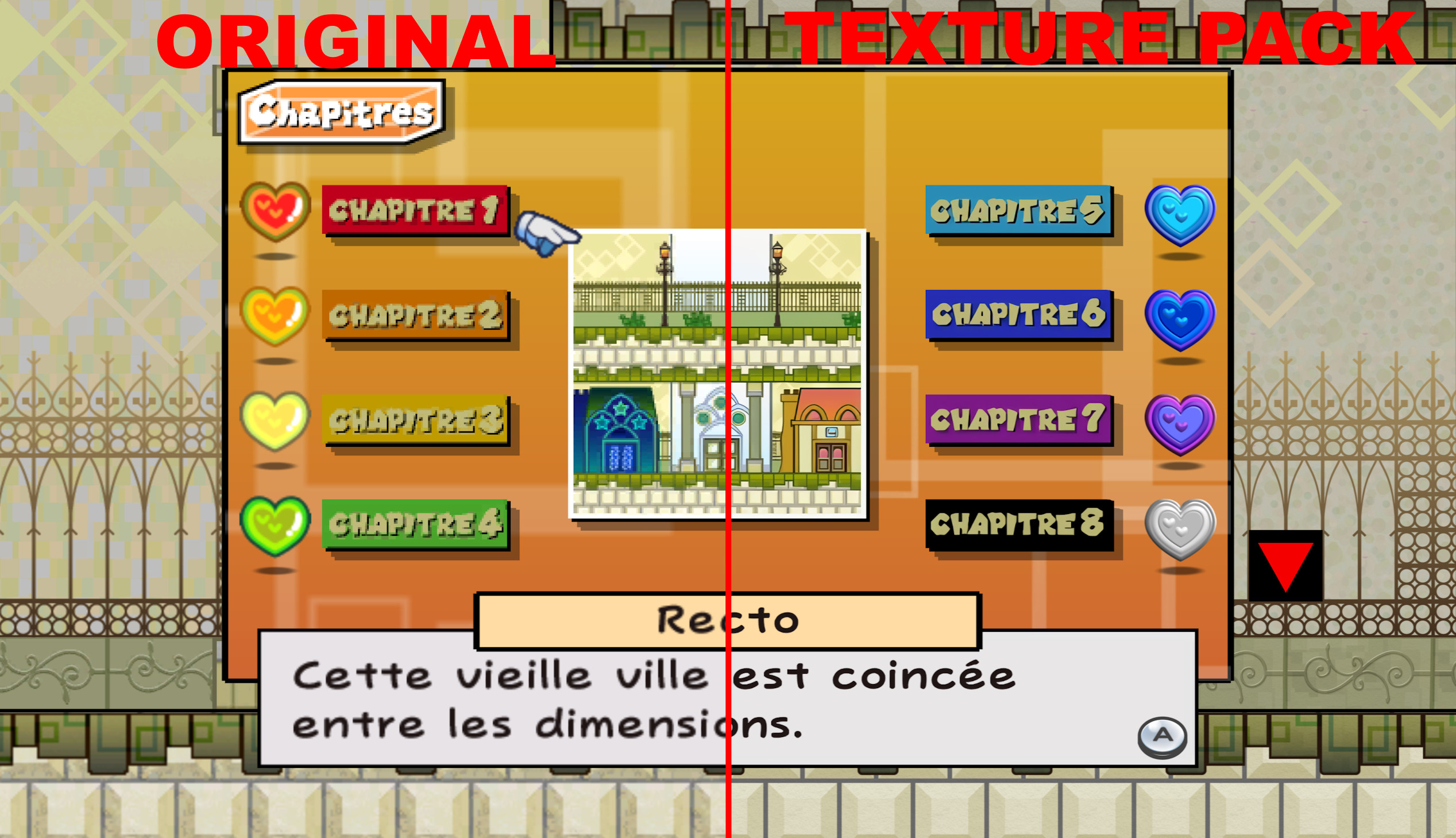 Super Paper Mario - HD Textures Mod for Super Paper Mario | SPM Mods