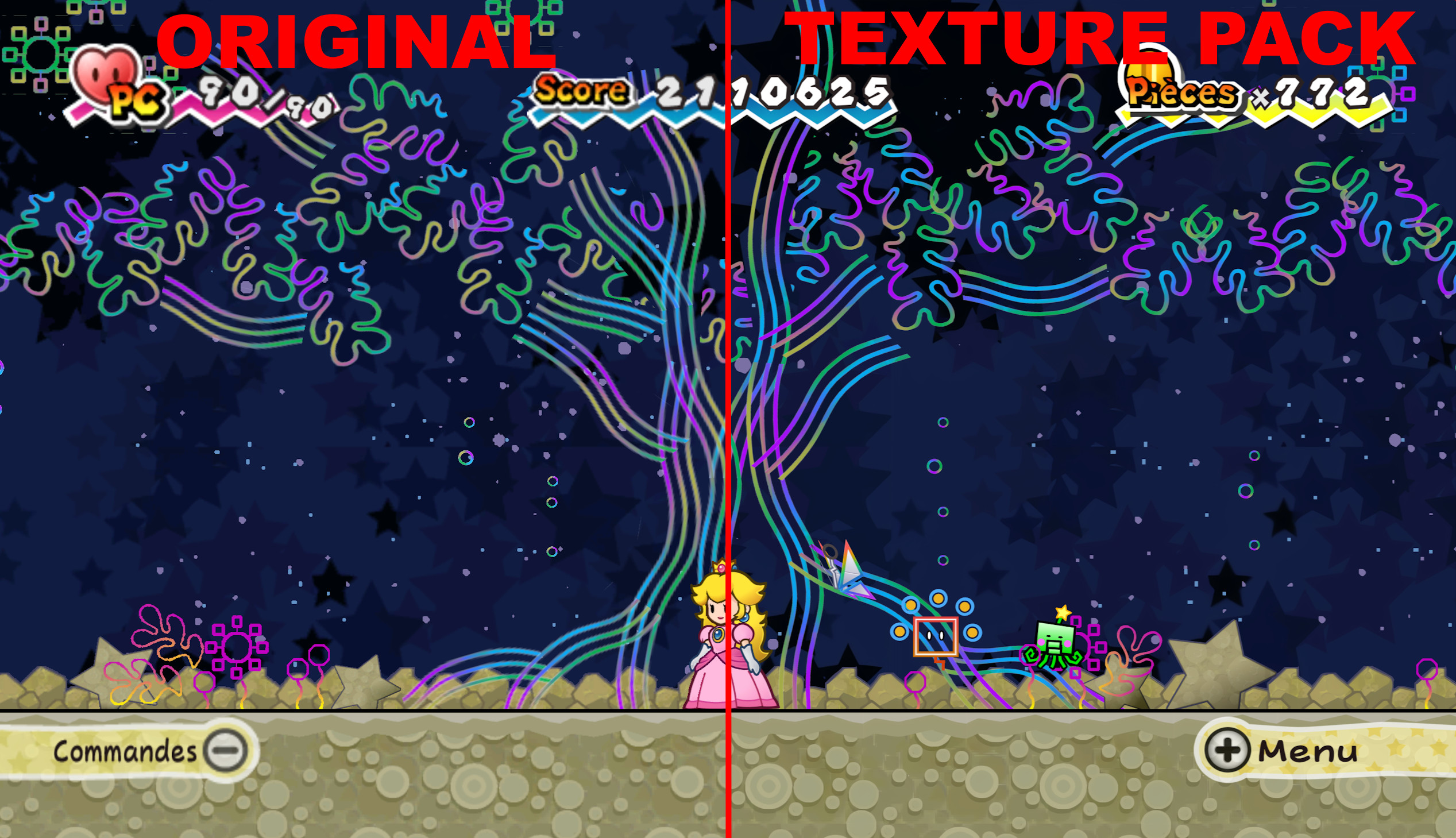 Super Paper Mario - HD Textures Mod for Super Paper Mario | SPM Mods