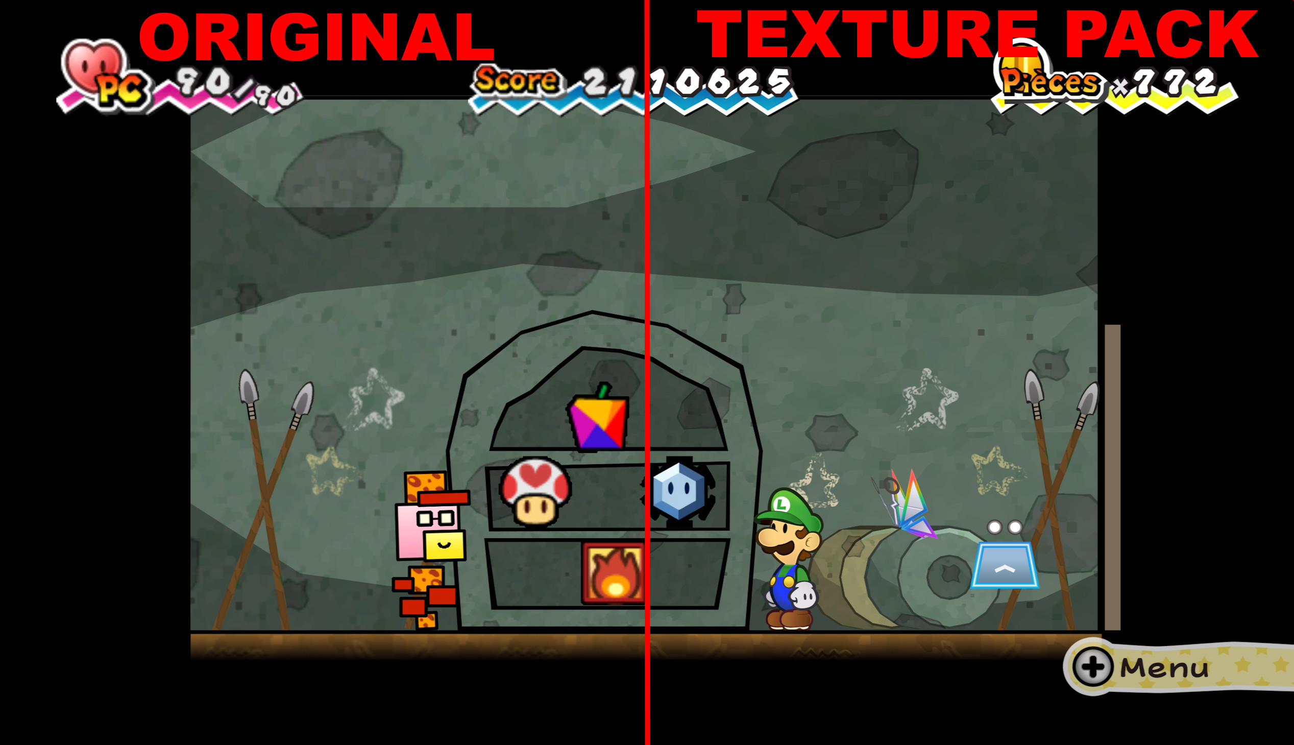 Super Paper Mario - HD Textures Mod for Super Paper Mario | SPM Mods