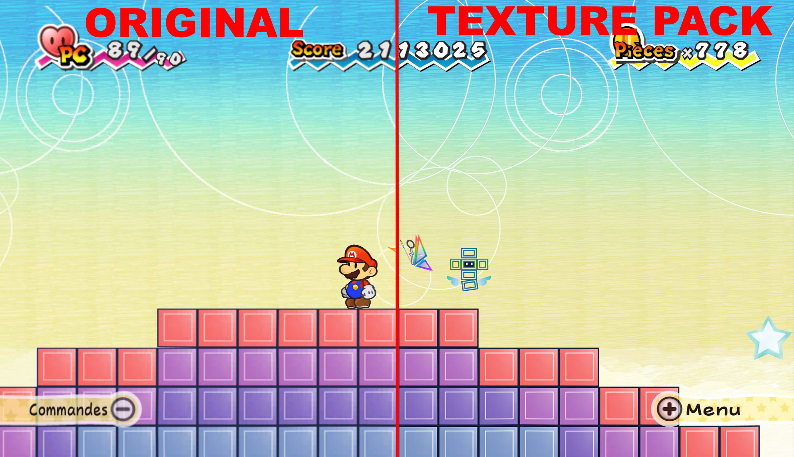 Super Paper Mario - HD Textures Mod for Super Paper Mario | SPM Mods