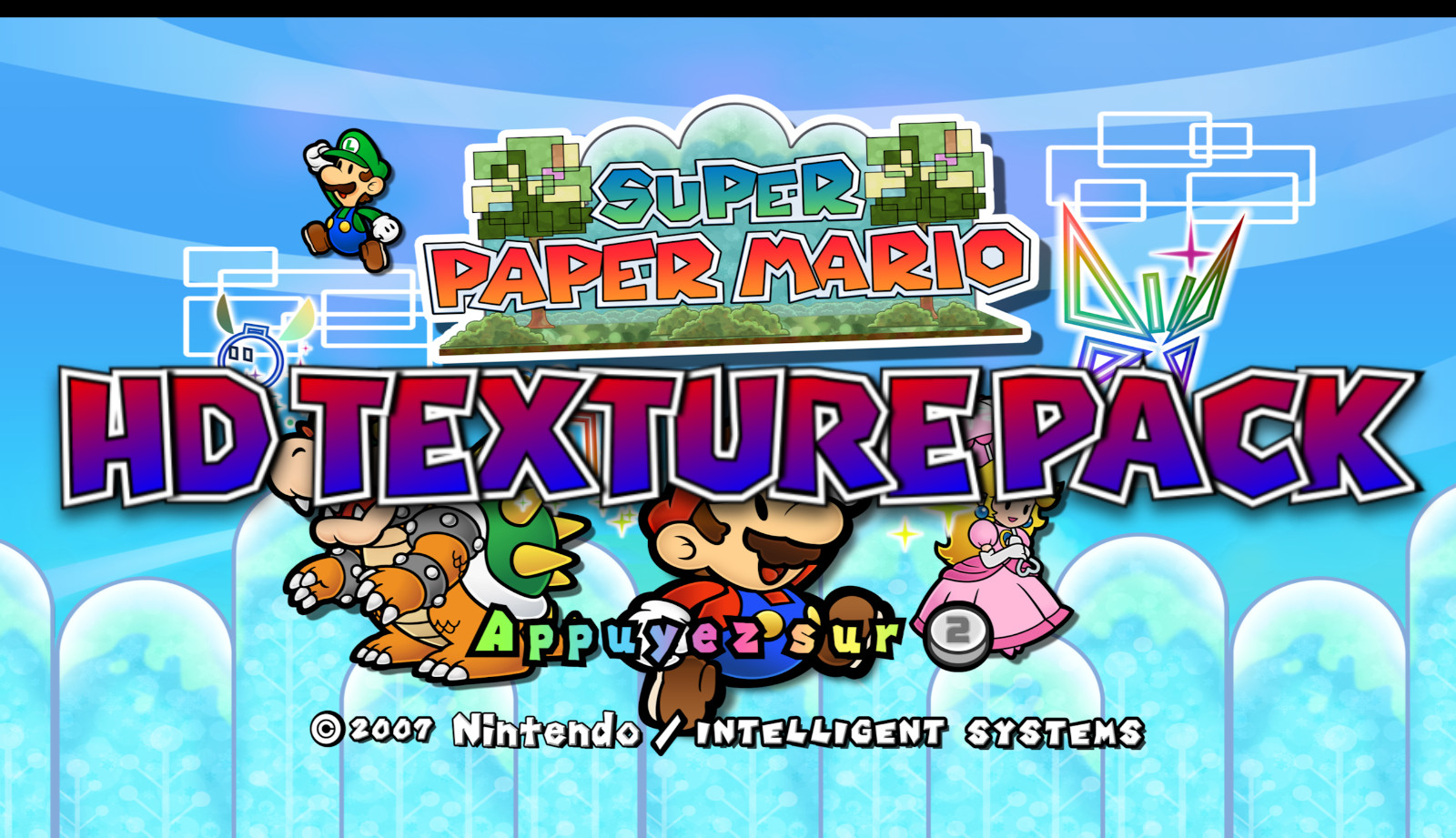 Super Paper Mario - HD Textures Mod for Super Paper Mario | SPM Mods