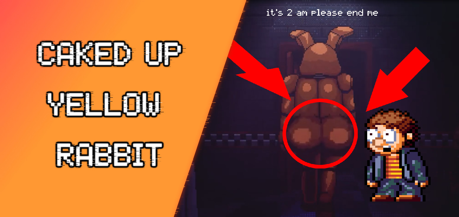 Caked Up Yellow Rabbit (im serious) Mod for FNAF: Into the Pit ...