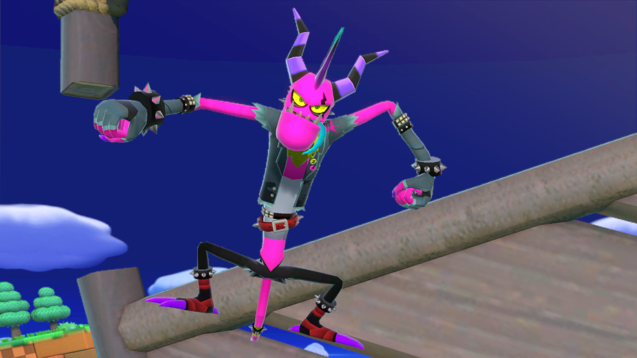 Punk Rock Zazz (Waluigi) Mod for Super Smash Bros. Ultimate | SSBU Mods