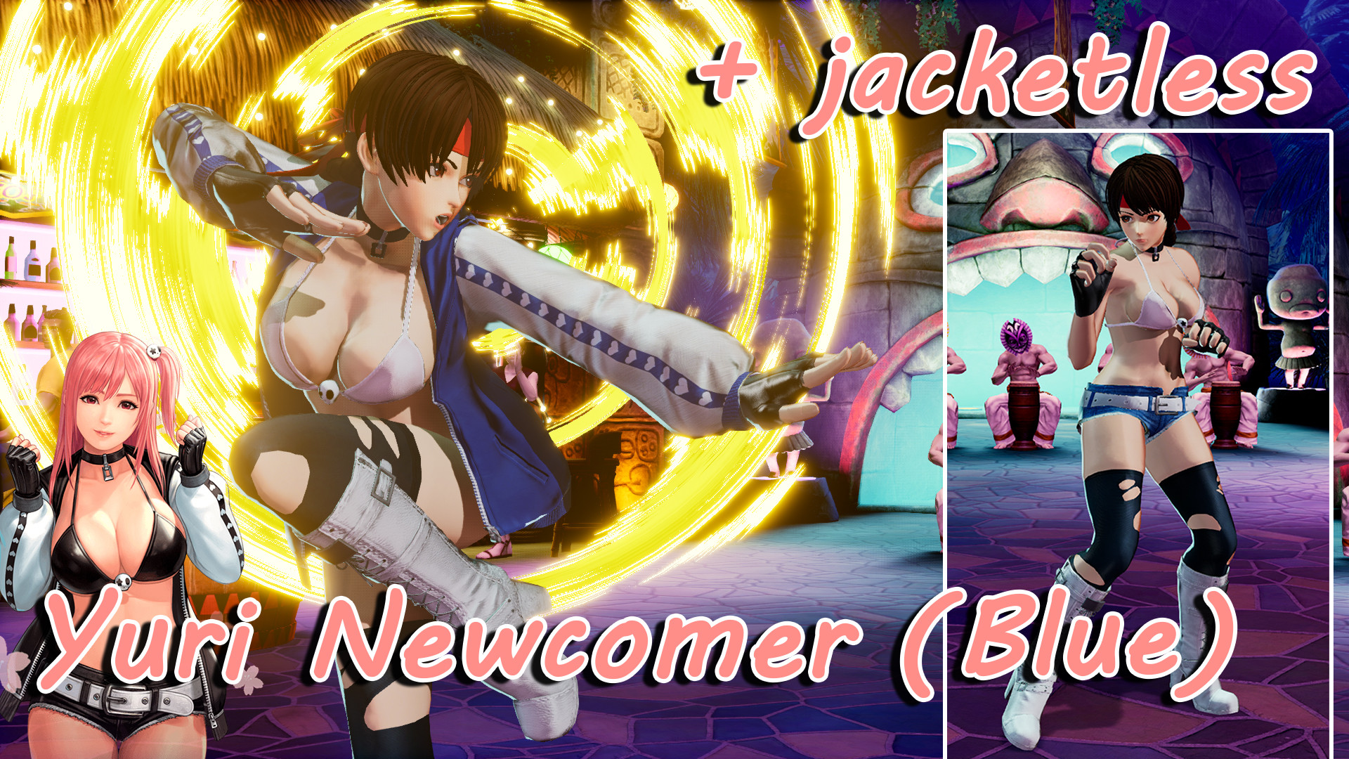 Yuri Newcomer Blue Mod for The King of Fighters XV | KoFXV Mods