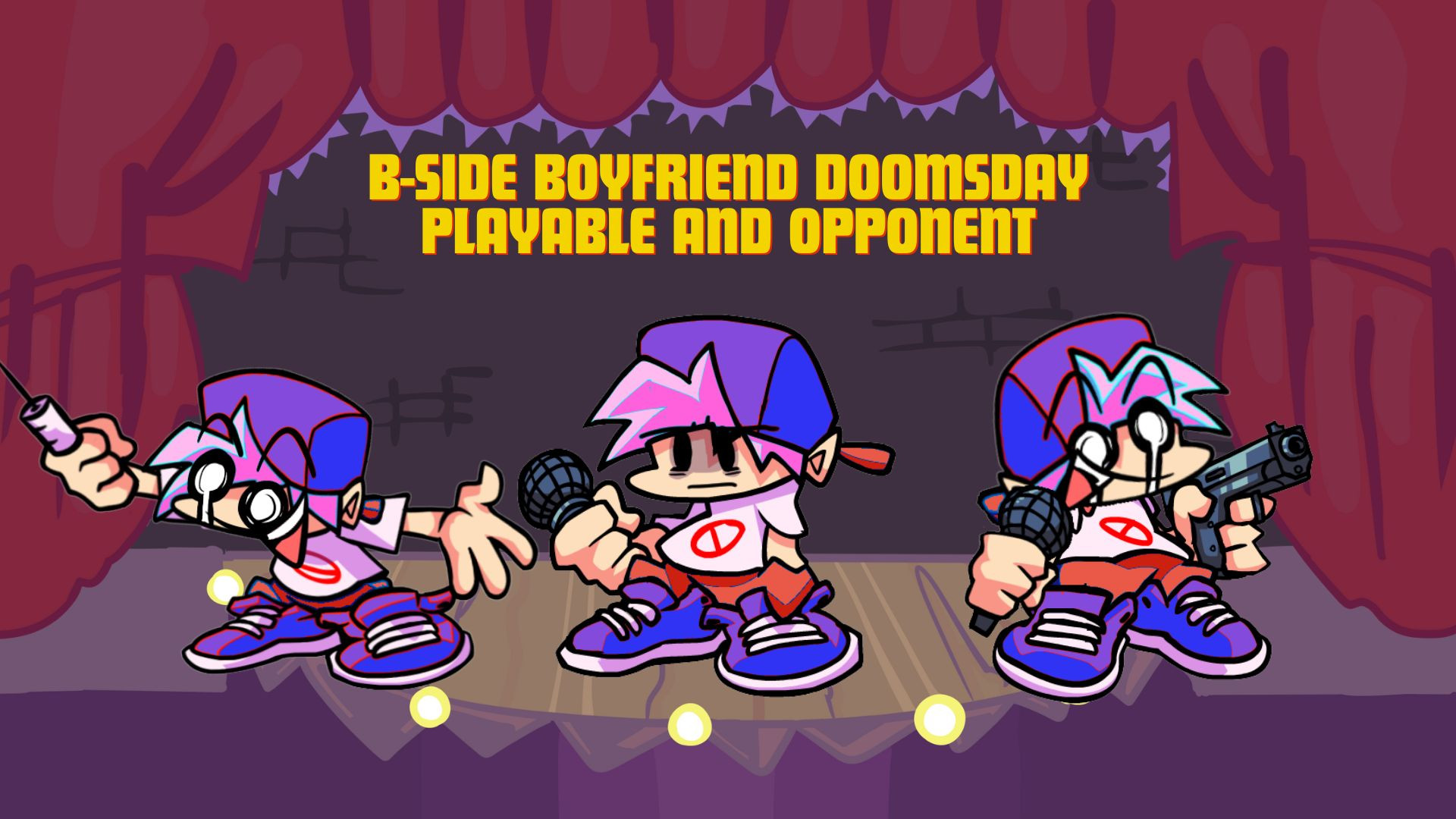B-side Boyfriend Doomsday Playable and Opponent Mod for Friday Night ...