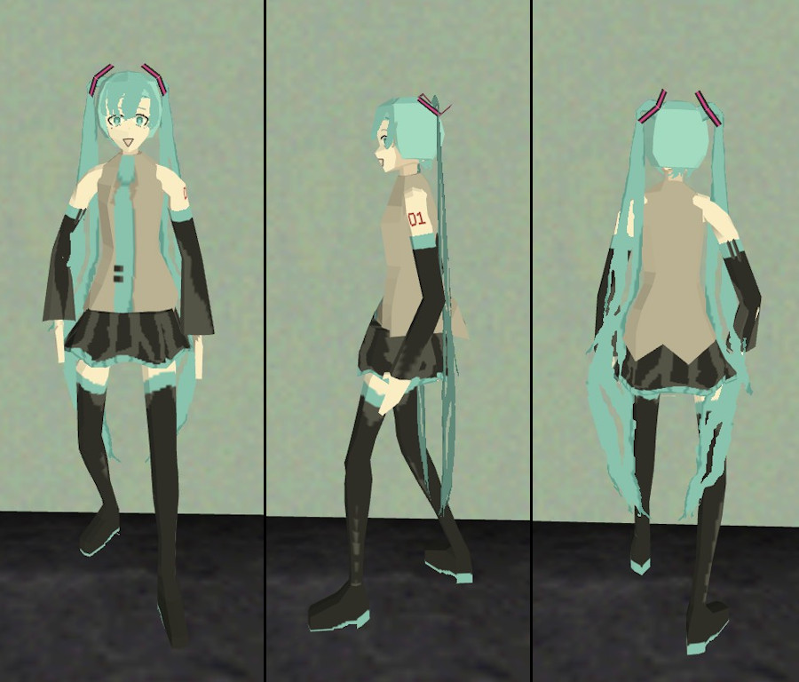 Low-poly Hatsune Miku and Kasane Teto Mod for Sven Co-op | SC Mods