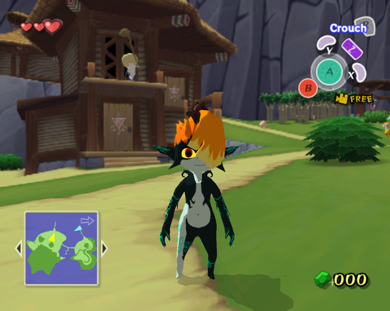 Toon Imp Midna in Wind Waker Mod for The Legend of Zelda: The Wind ...