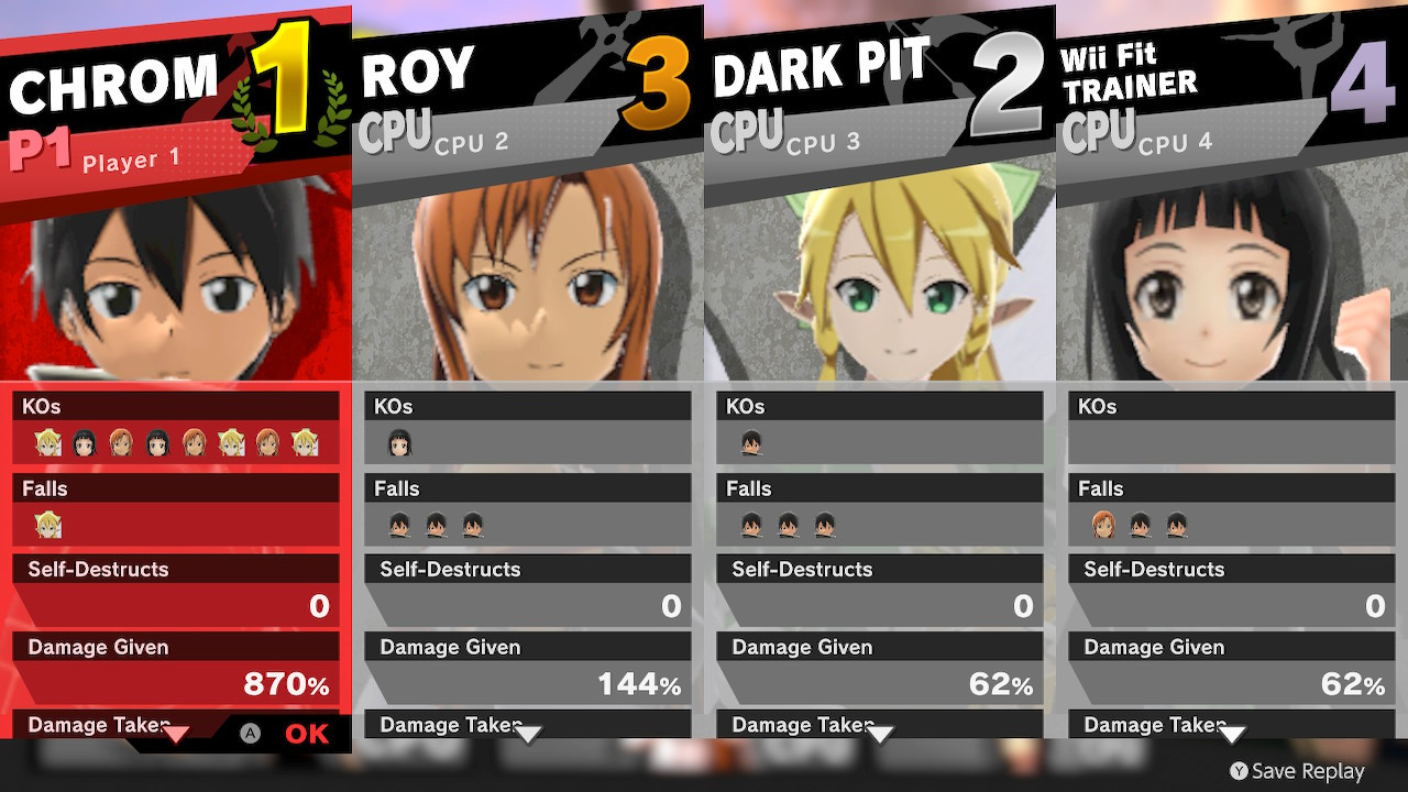 SAO (Sword Art Online) mod pack Mod for Super Smash Bros. Ultimate | SSBU Mods