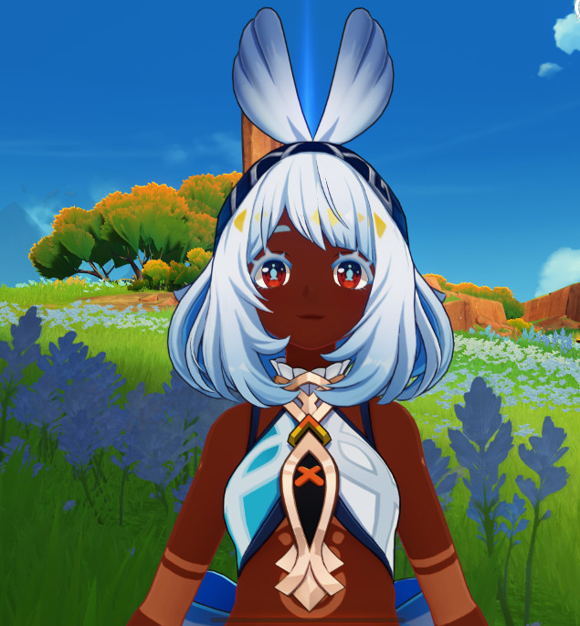 Fluffier Dark Skin Mualani Mod for Genshin Impact | GI Mods