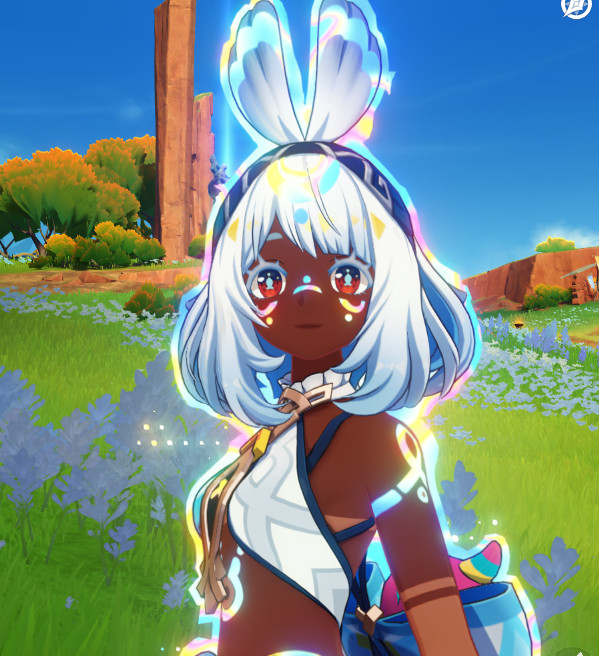 Fluffier Dark Skin Mualani Mod for Genshin Impact | GI Mods