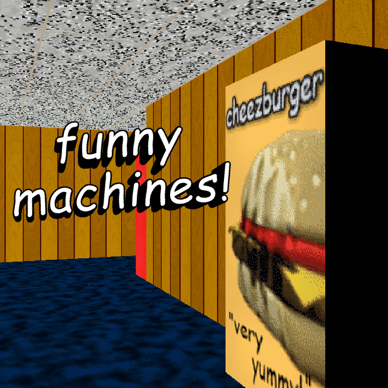 Cheezburger over Zesty Bar Mod for Baldi's Basics | Baldi Mods