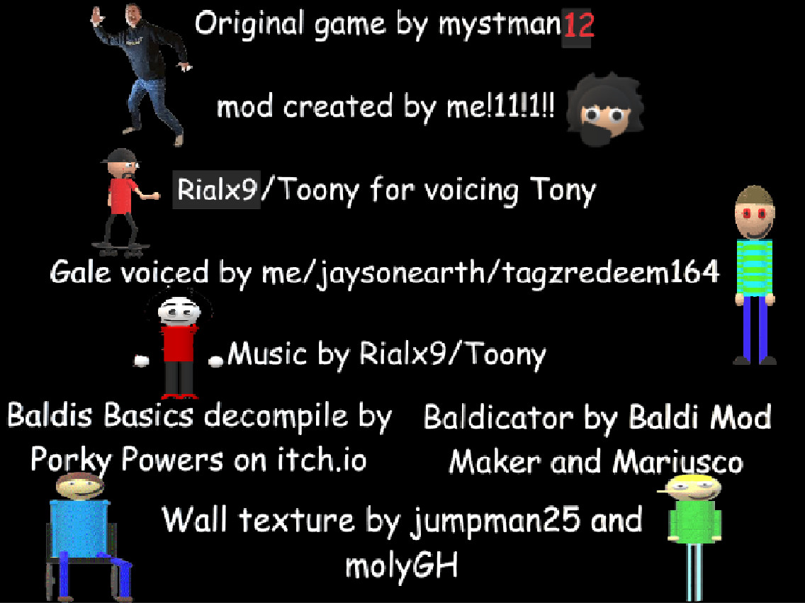 GALES EPIC FUNHOUSE Mod for Baldi's Basics | Baldi Mods