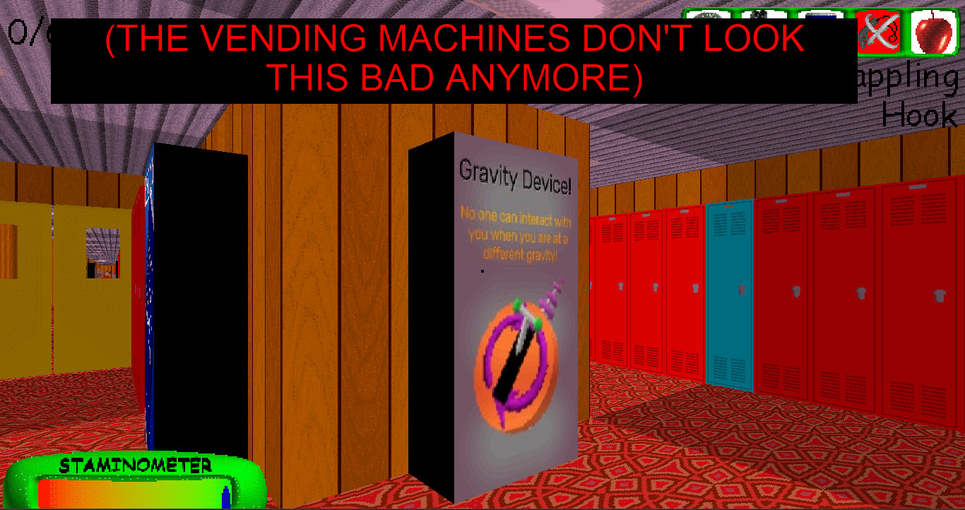 Vending Machines for Extra Mod for Baldi's Basics | Baldi Mods