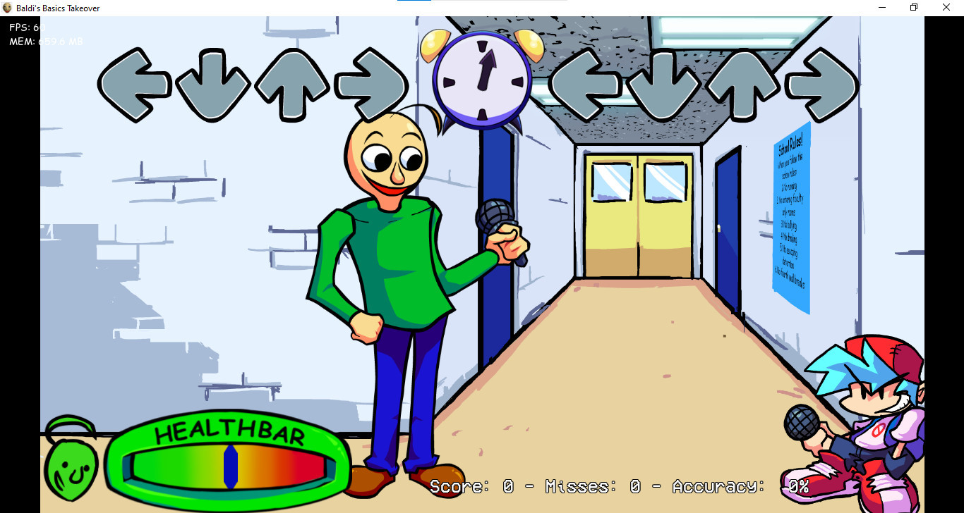 Baldi's Basics In Education Takeover [DEMO] Mod for Friday Night Funkin' | FNF Mods