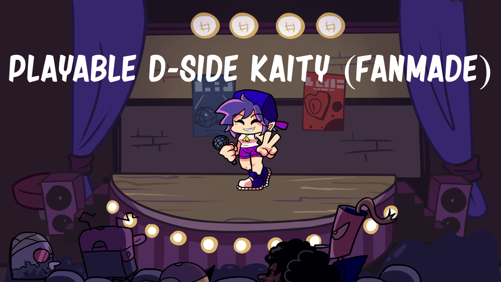 Playable D-Side Kaity (FanMade) + FLA Mod for Friday Night Funkin ...
