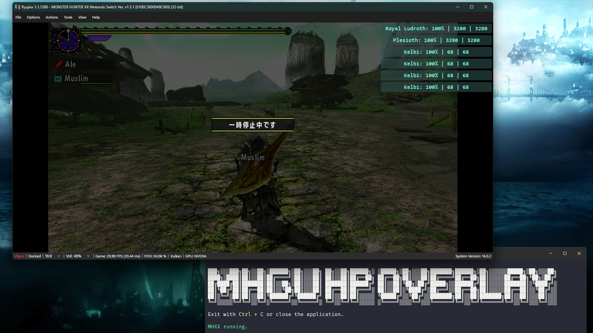 MHGU-MHXX-HP-Overlay-For-Switch-Emulator Mod for Monster Hunter ...