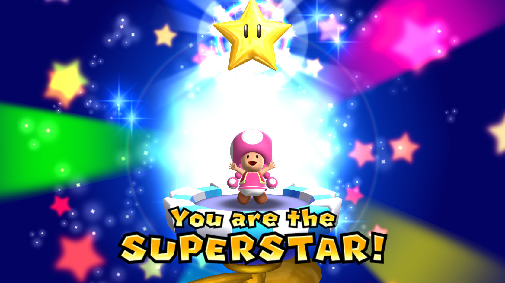 Toadette over Toad Mod for Mario Party 9 | MP9 Mods