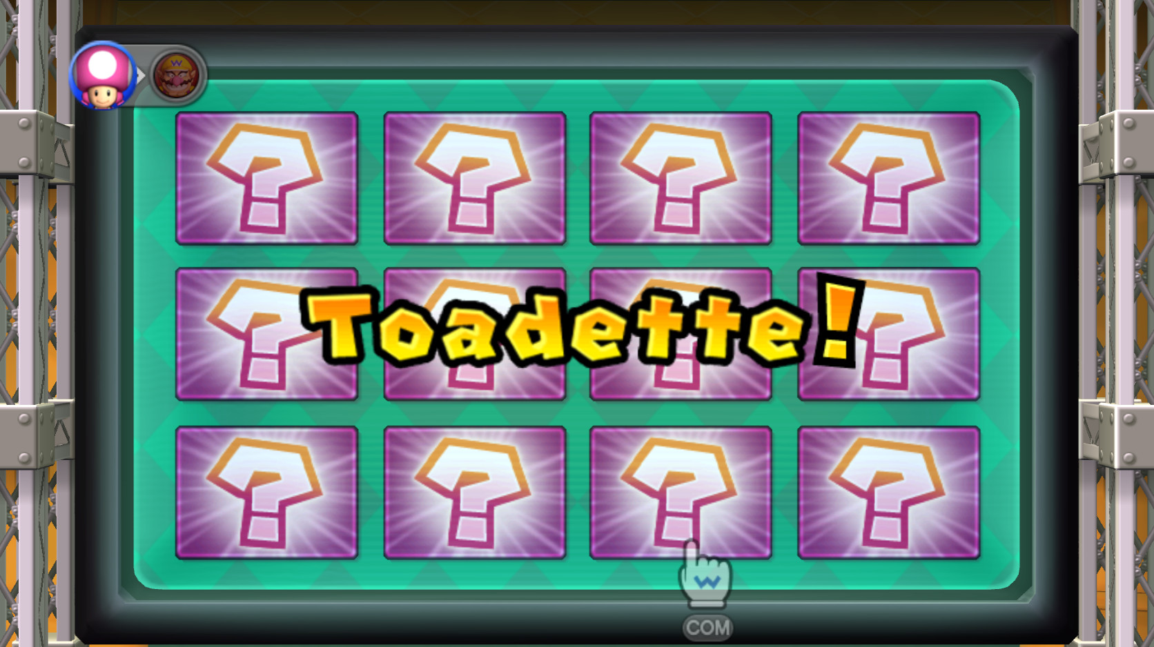 Toadette over Toad Mod for Mario Party 9 | MP9 Mods