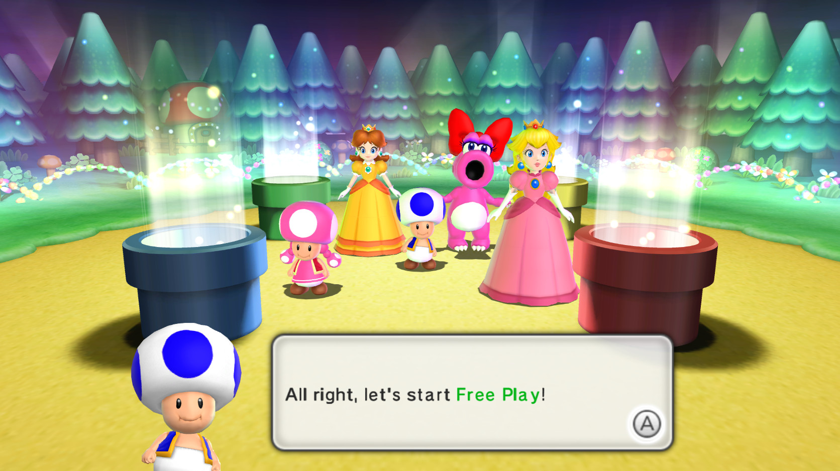 Toadette over Toad Mod for Mario Party 9 | MP9 Mods