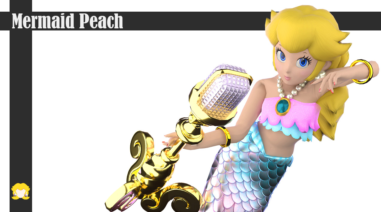 Princess Peach Mermaid