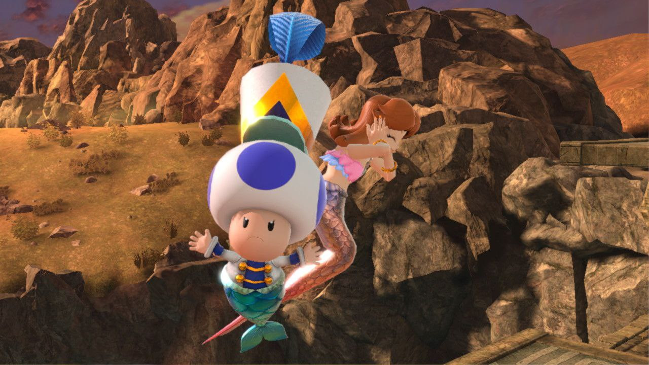 Mermaid Daisy (Princess Peach: Showtime!) Mod for Super Smash Bros ...