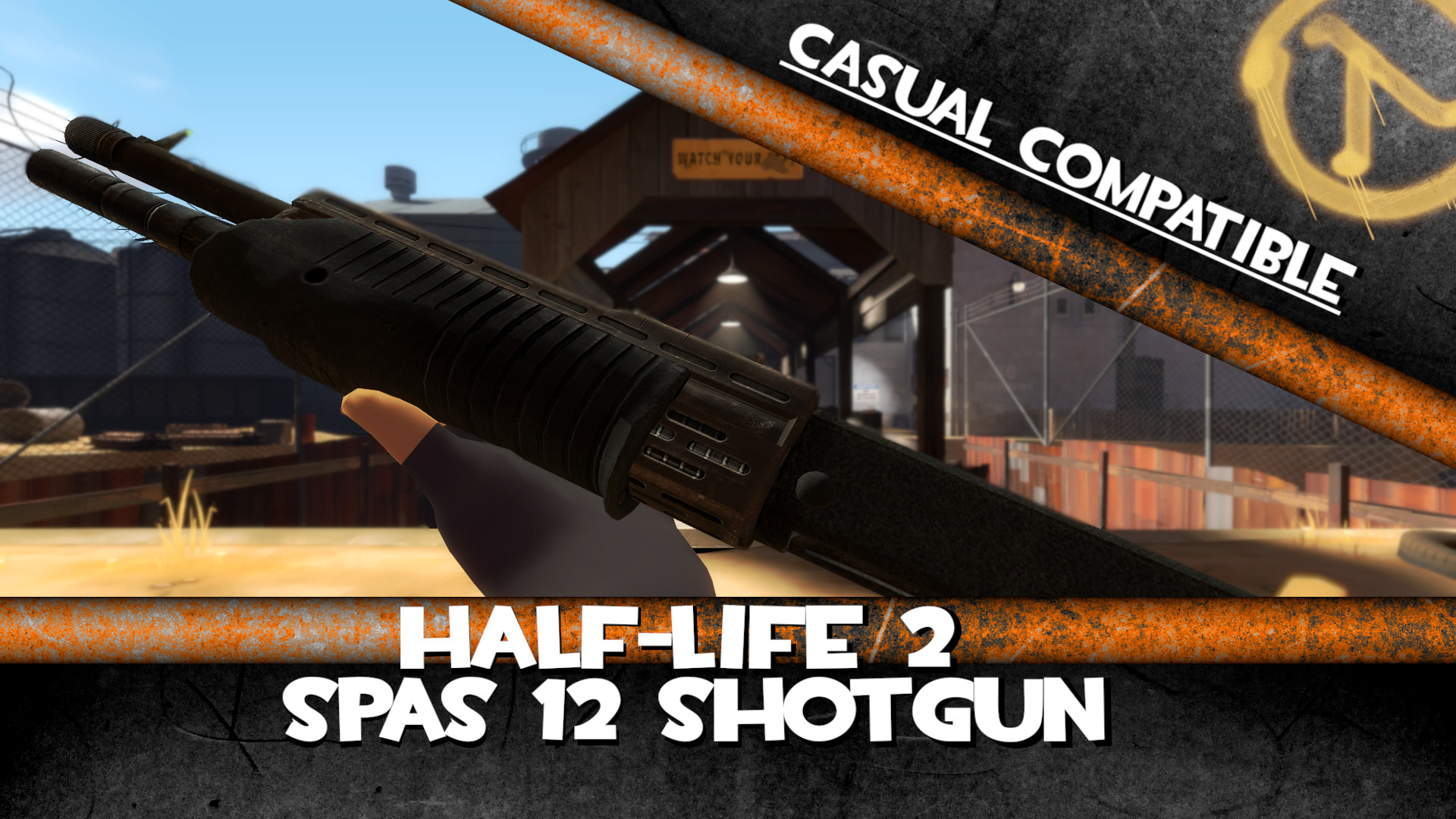 Half-Life 2 Spas 12 Shotgun (Casual Compatible) Mod for Team Fortress 2 | TF2 Mods