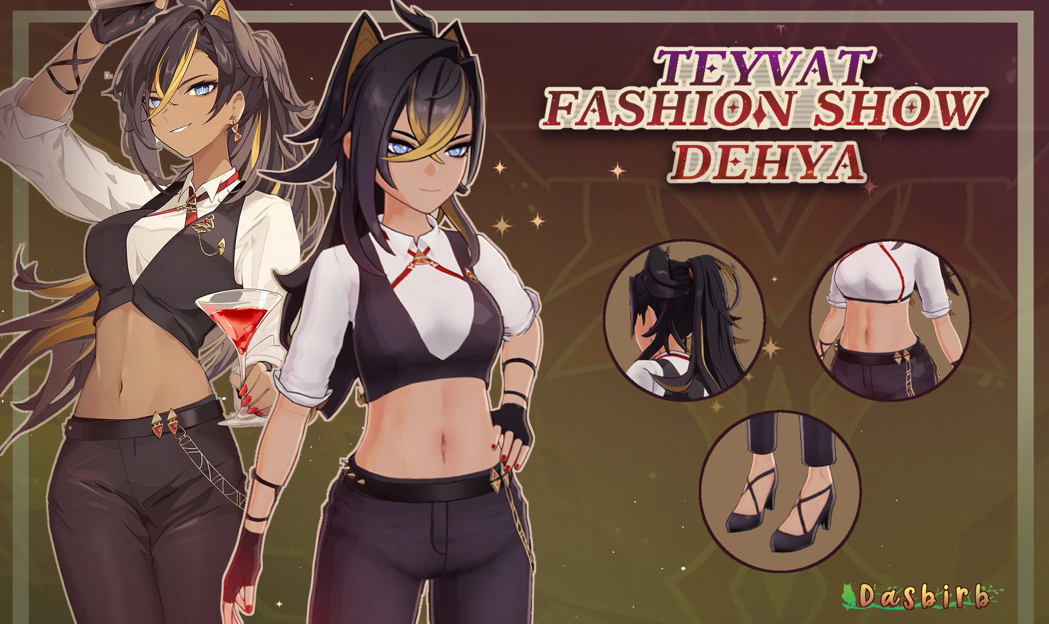Fashion Show Dehya Mod for Genshin Impact | GI Mods
