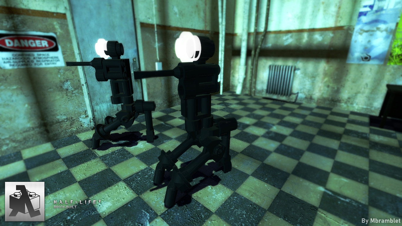 Half-Life 2 Brick-Built - Combine Turrets Mod for Half-Life 2 | HL2 Mods