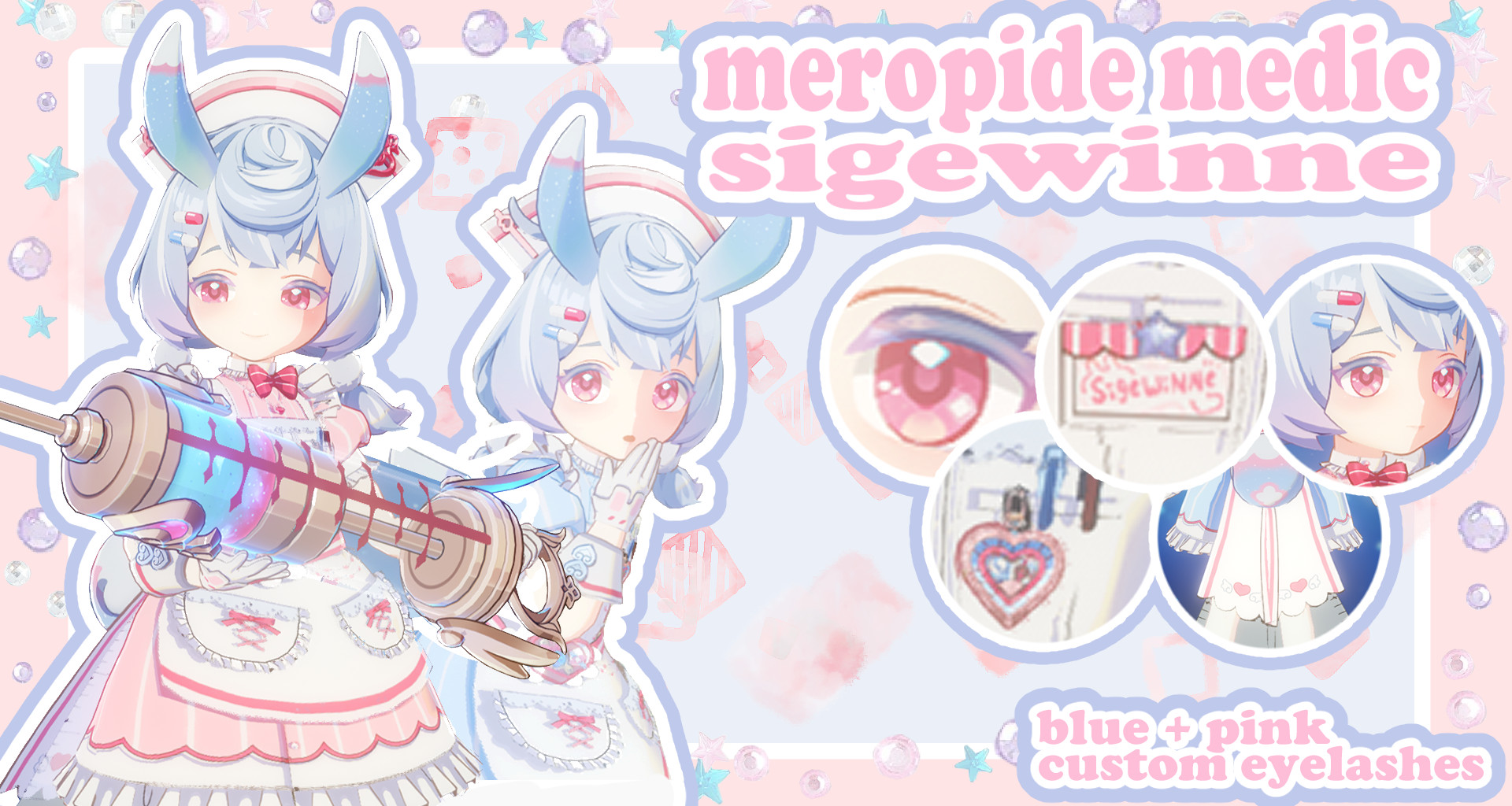 meropide medic sigewinne ₊˚⊹ {5 versions+melusine} Mod for Genshin ...